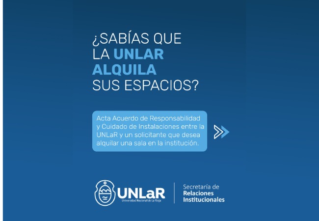 UNLaR pone a disposición sus espacios para la realización de diversas ...