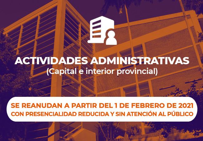 UNLaR retoma la actividad administrativa paulatinamente