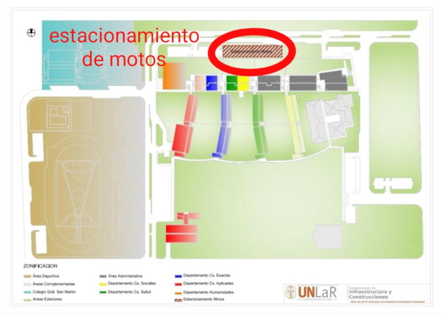 UNLaR: Habilitan nuevo estacionamiento para motos